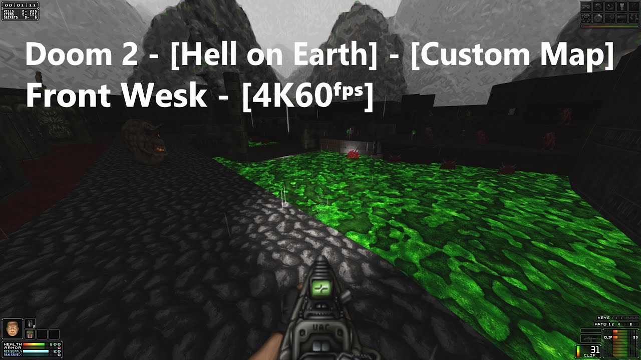 Project Brutality 3.0 - Doom 2 - Map: #0312 - Front Wesk - [4K60ᶠᵖˢ ...