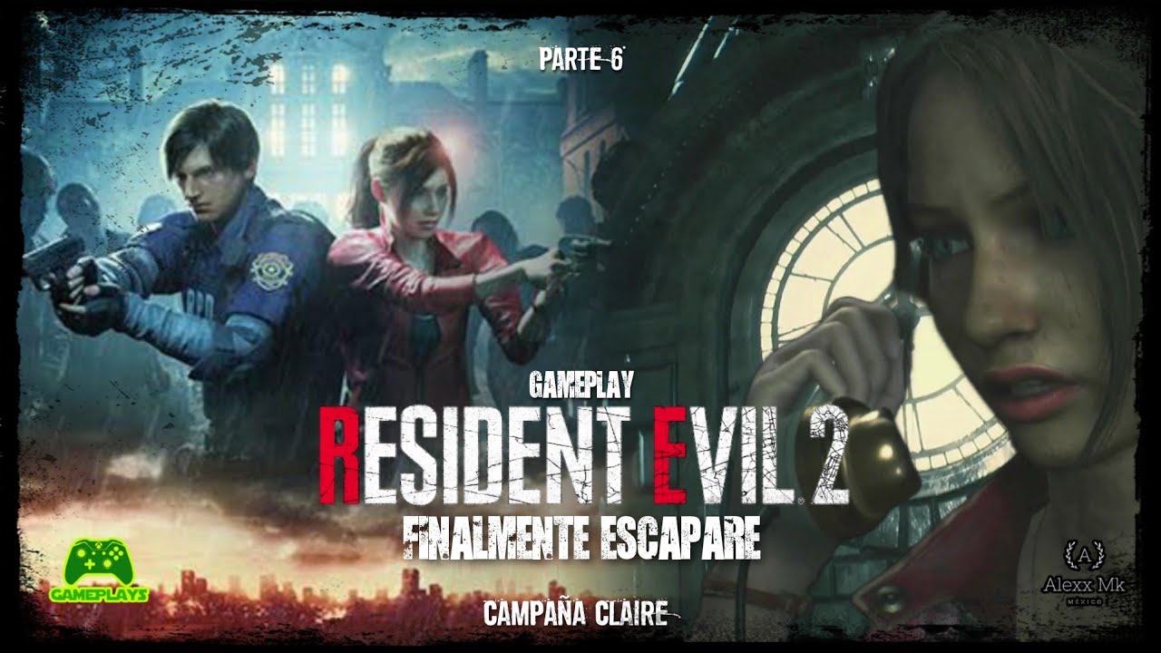 FINALMENTE ESCAPARE *RESIDENT EVIL 2 REMAKE* CAMPAÑA CLAIRE #6 - YouTube