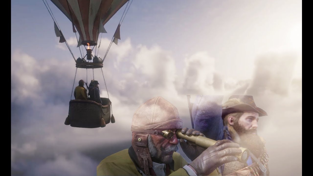 Red Dead Redemption 2 - Navigating Hot Air Balloon / Icarus and Friends ...