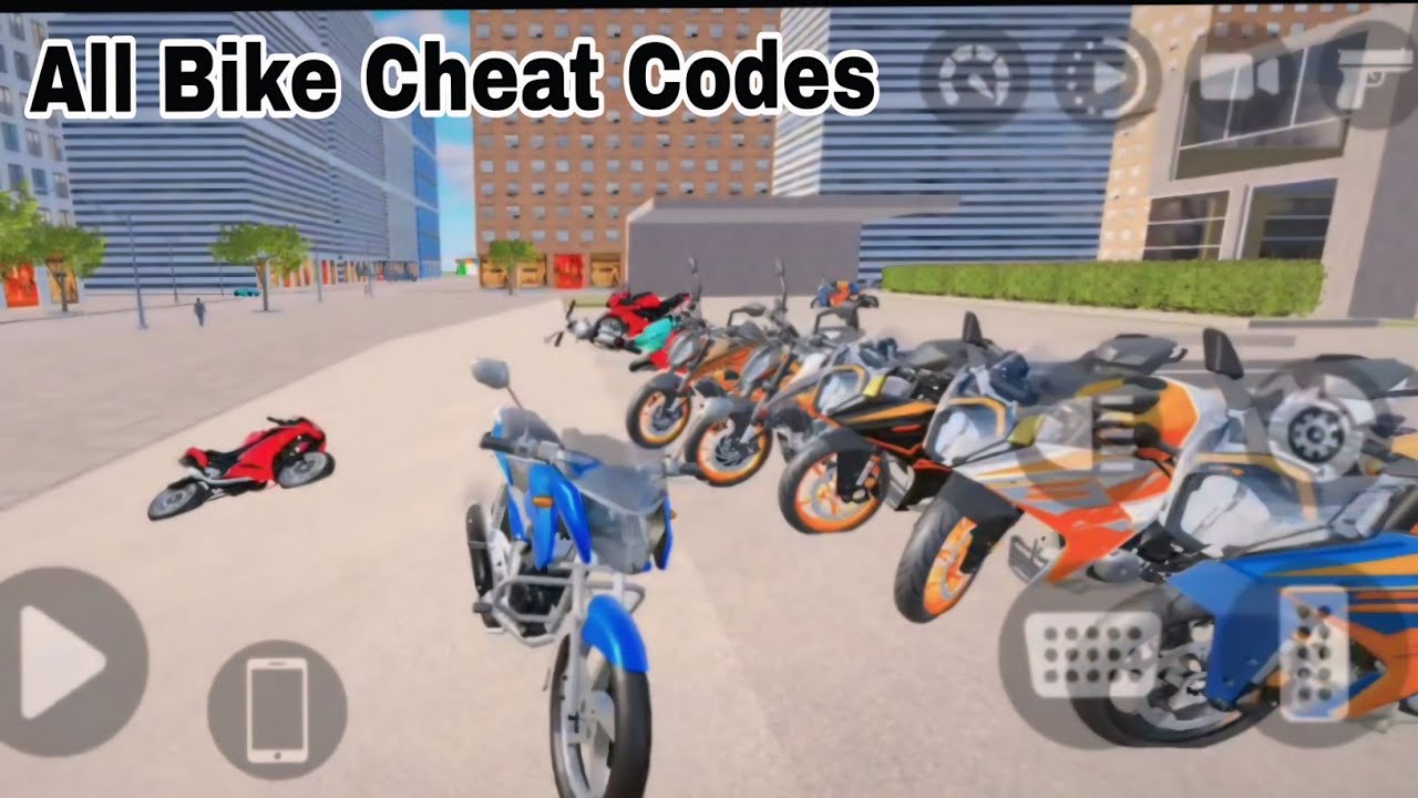 All Bike Cheat Codes | Indian car bike driving new update , bike codes - YouTube