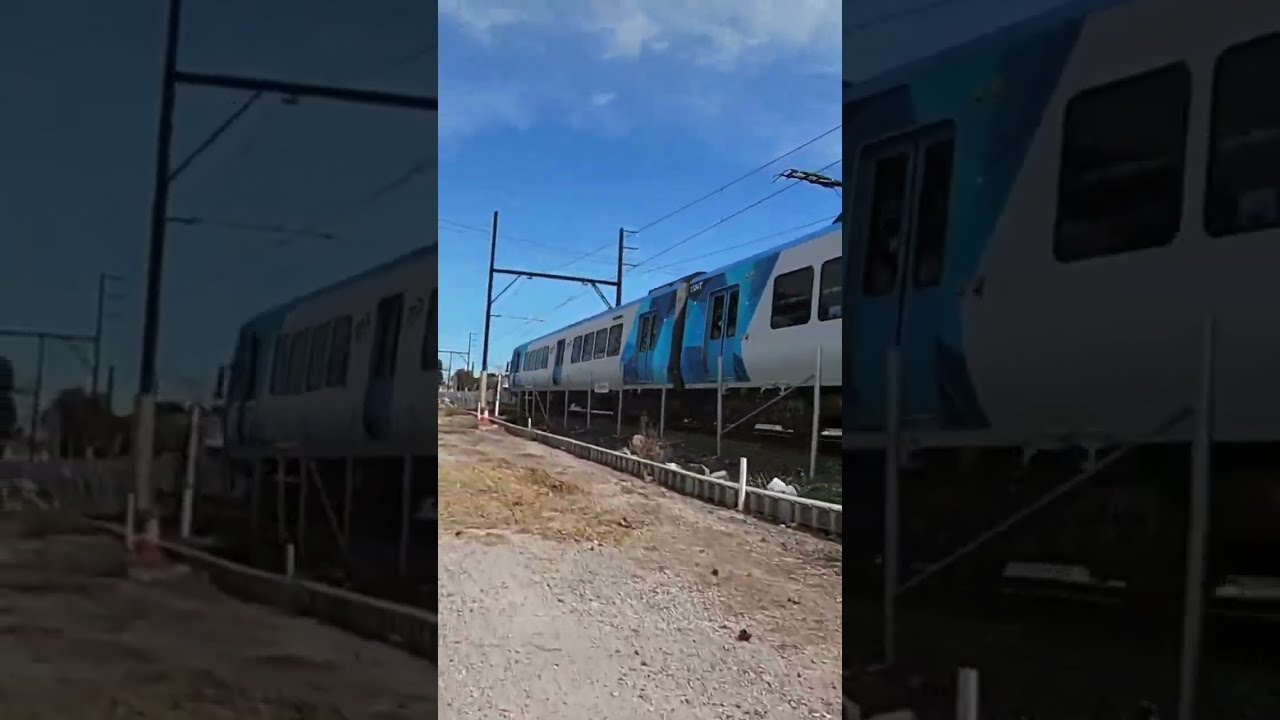Train Mernda line near Preston Station inbound - YouTube