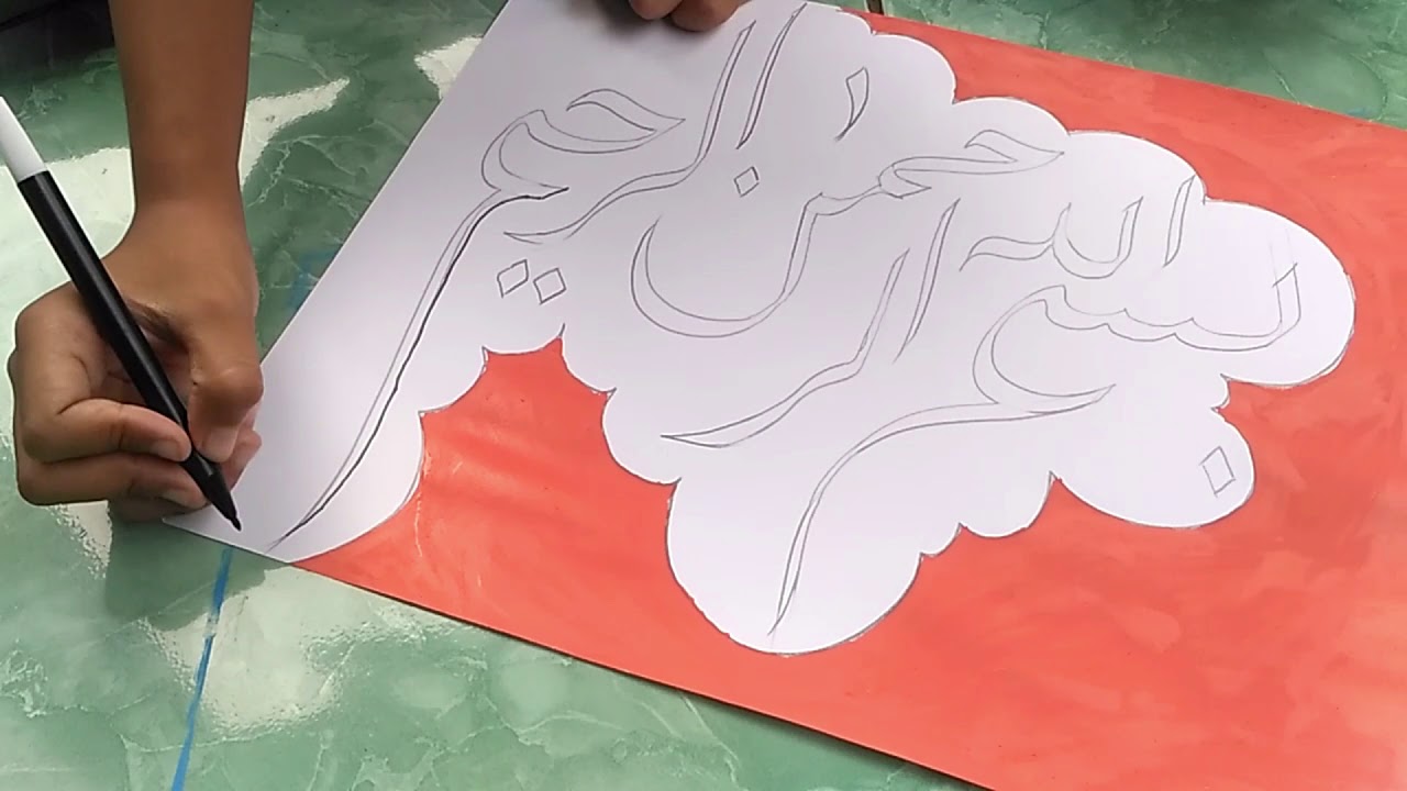 KALIGRAFI CAT AIR UNTUK ANAK ANAK - YouTube