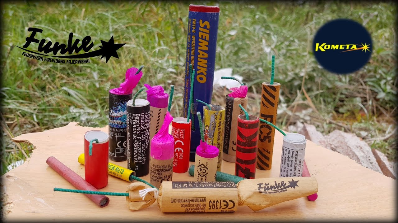 Veľké odpaľovanie Poľskej pyrotechniky [Funke,Triplex...] - YouTube