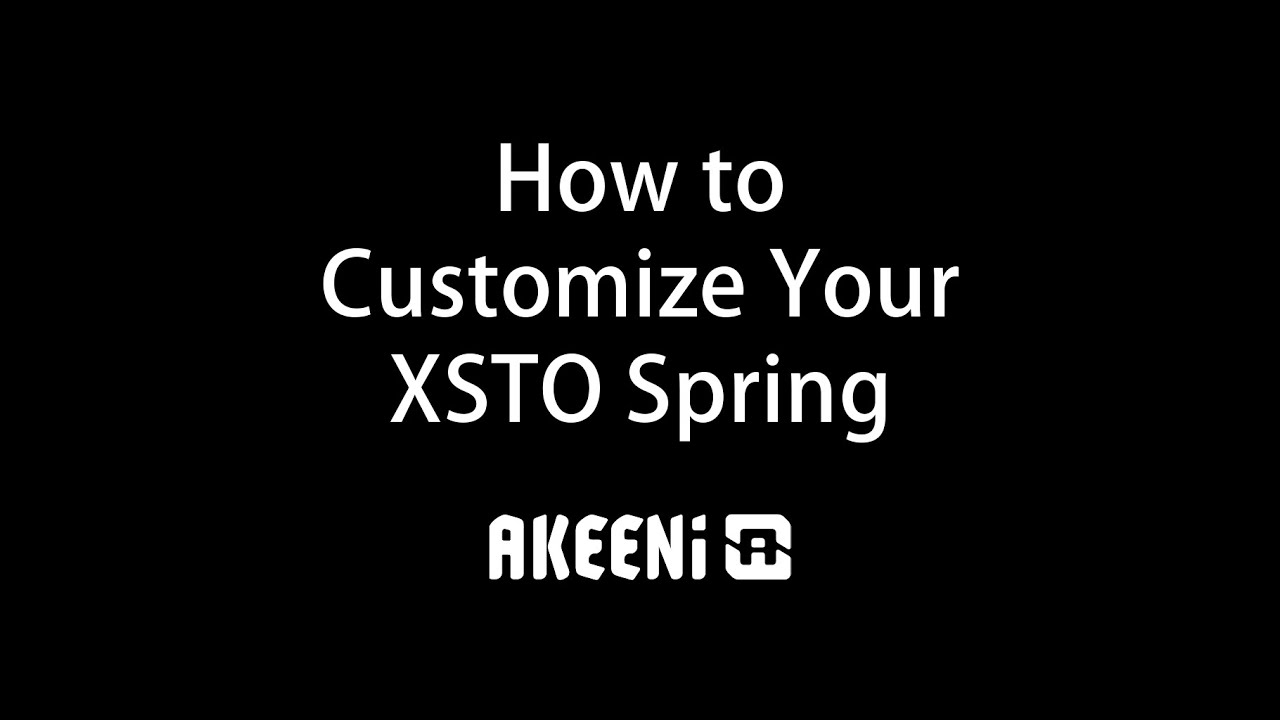 How To Customize AKEENi Springs - YouTube