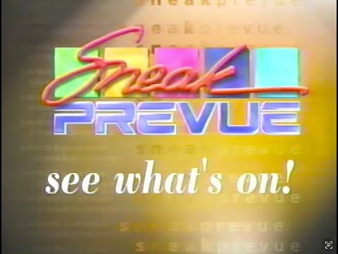 Sneak Prevue AND Prevue Channel 11/16/97 Cox Cable Providence, RI - YouTube