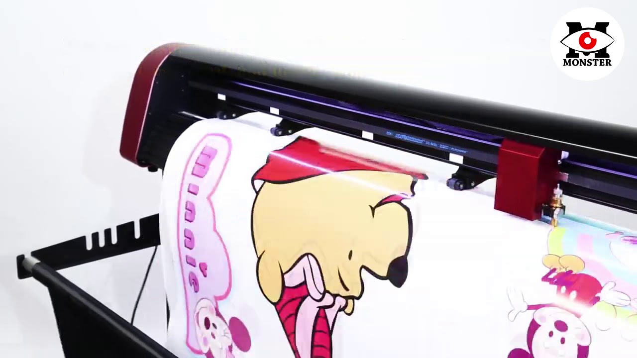 Camera With Cutter V&D cutting plotter - YouTube