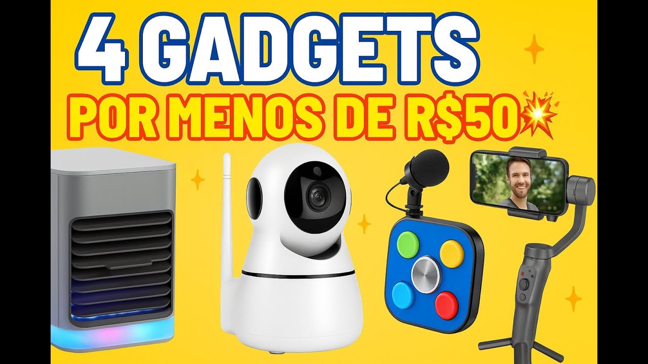 4 Gadgets INCRÍVEIS da Shopee que você vai querer agora! - YouTube