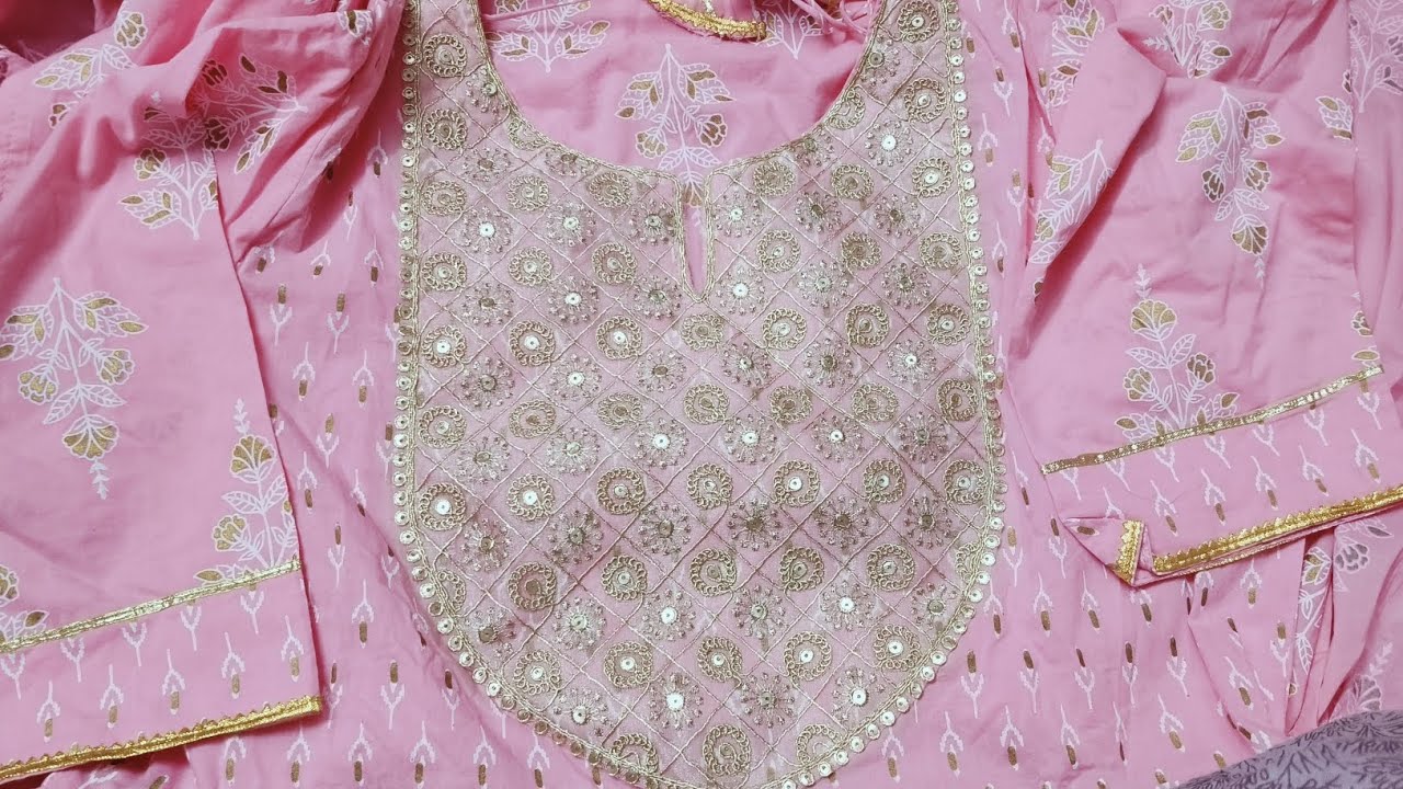 pink 🩷 colour ka frock suit 😱🙀 very preety design 😍 - YouTube