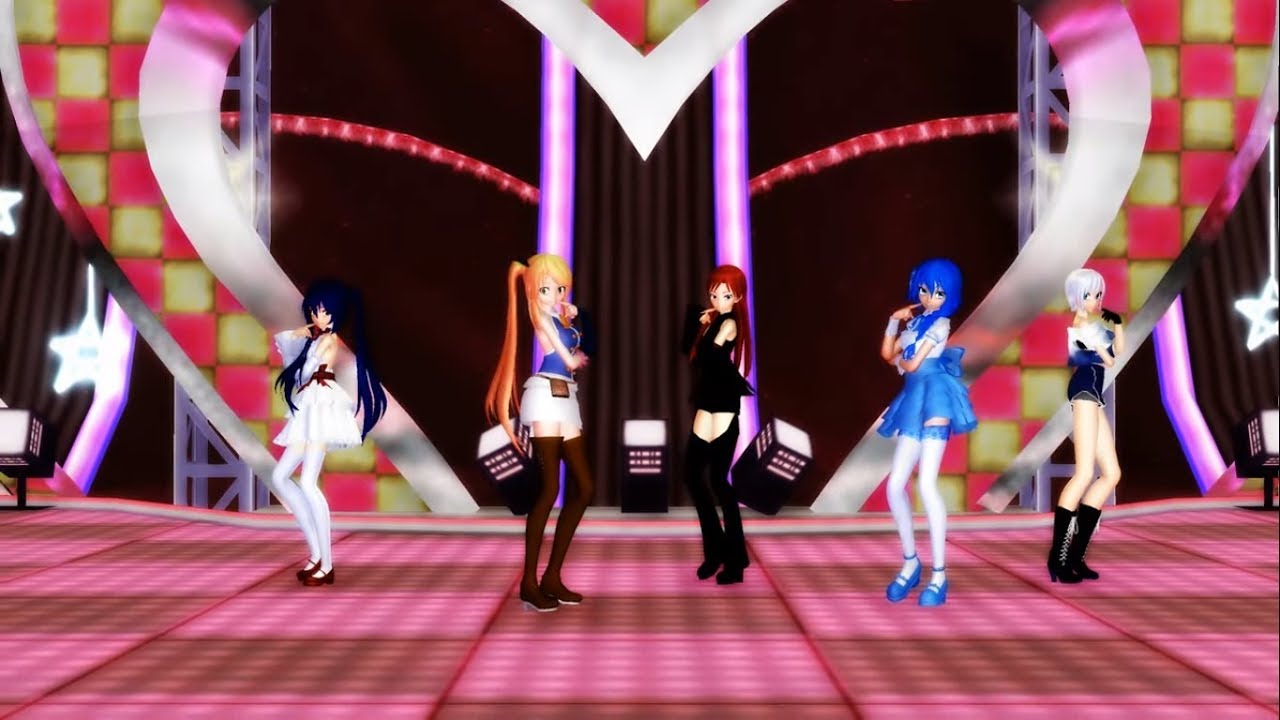[MMD]Fairy Tail - Ice Cream Cake - YouTube