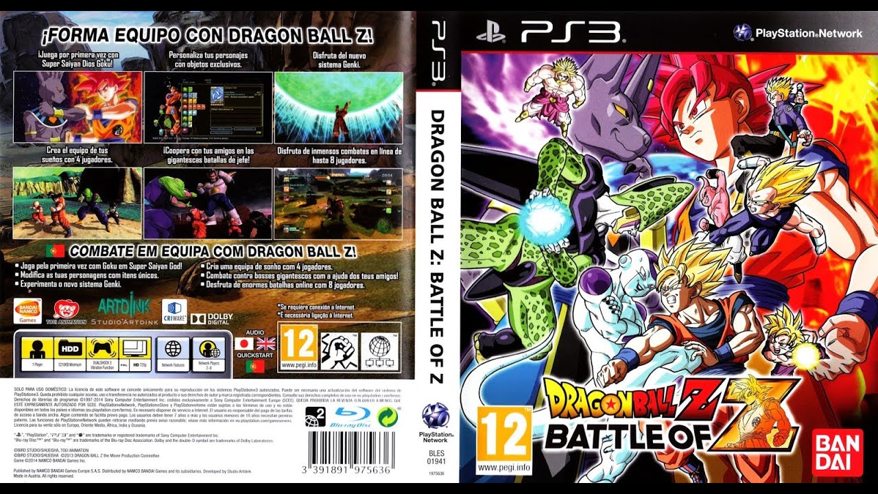DRAGON BALL BATTLE OF Z PS3 BLES01941 / POR MEDIAFIRE EN MODO CARPETA ...