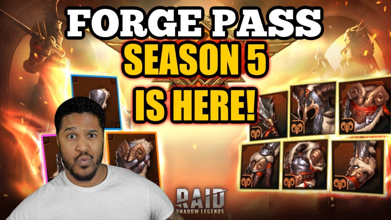 WILL IT BE ENOUGH? Forge Pass Season 5 Is HERE! Raid: Shadow Legends - YouTube