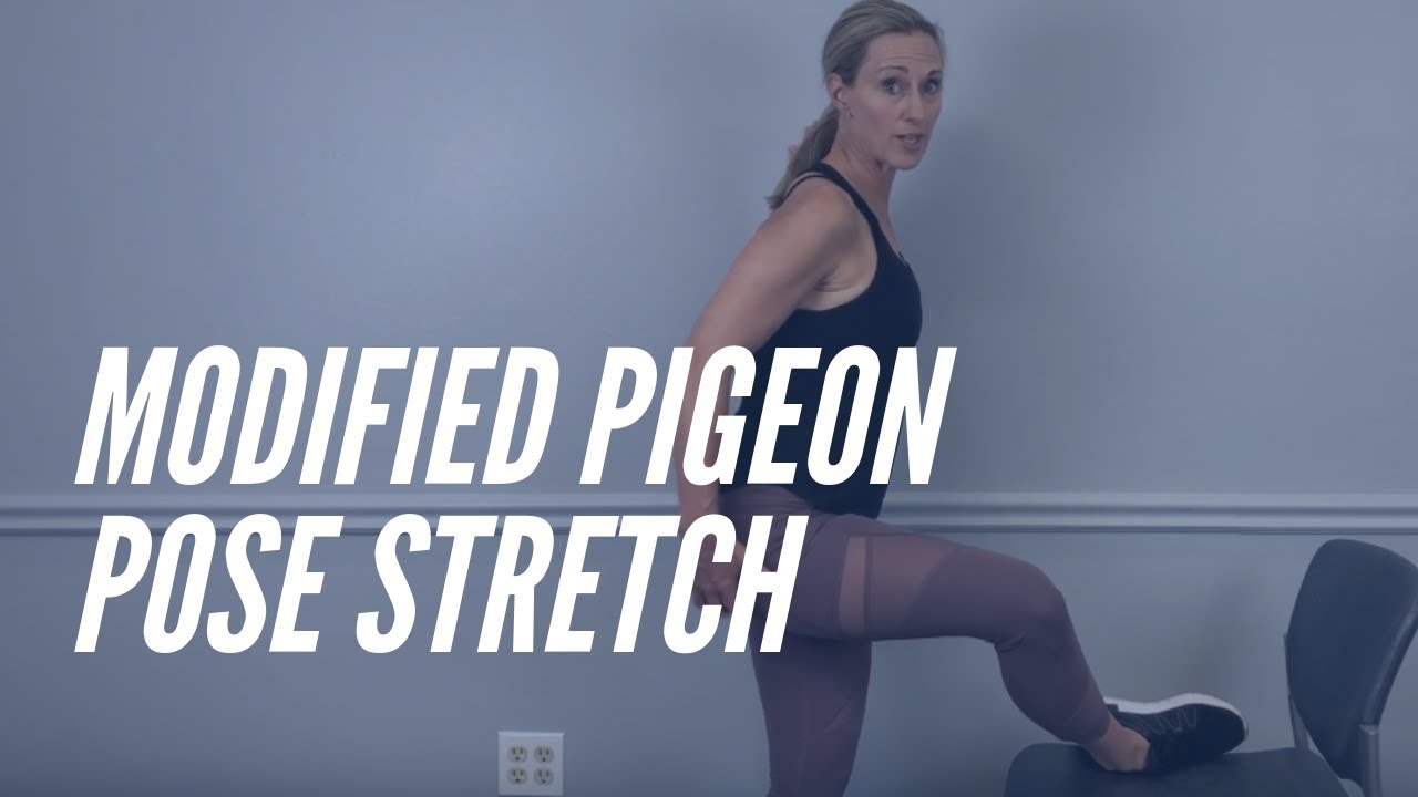 Hip Rotator Stretch - Modified Pigeon Pose - CORE Chiropractic - YouTube