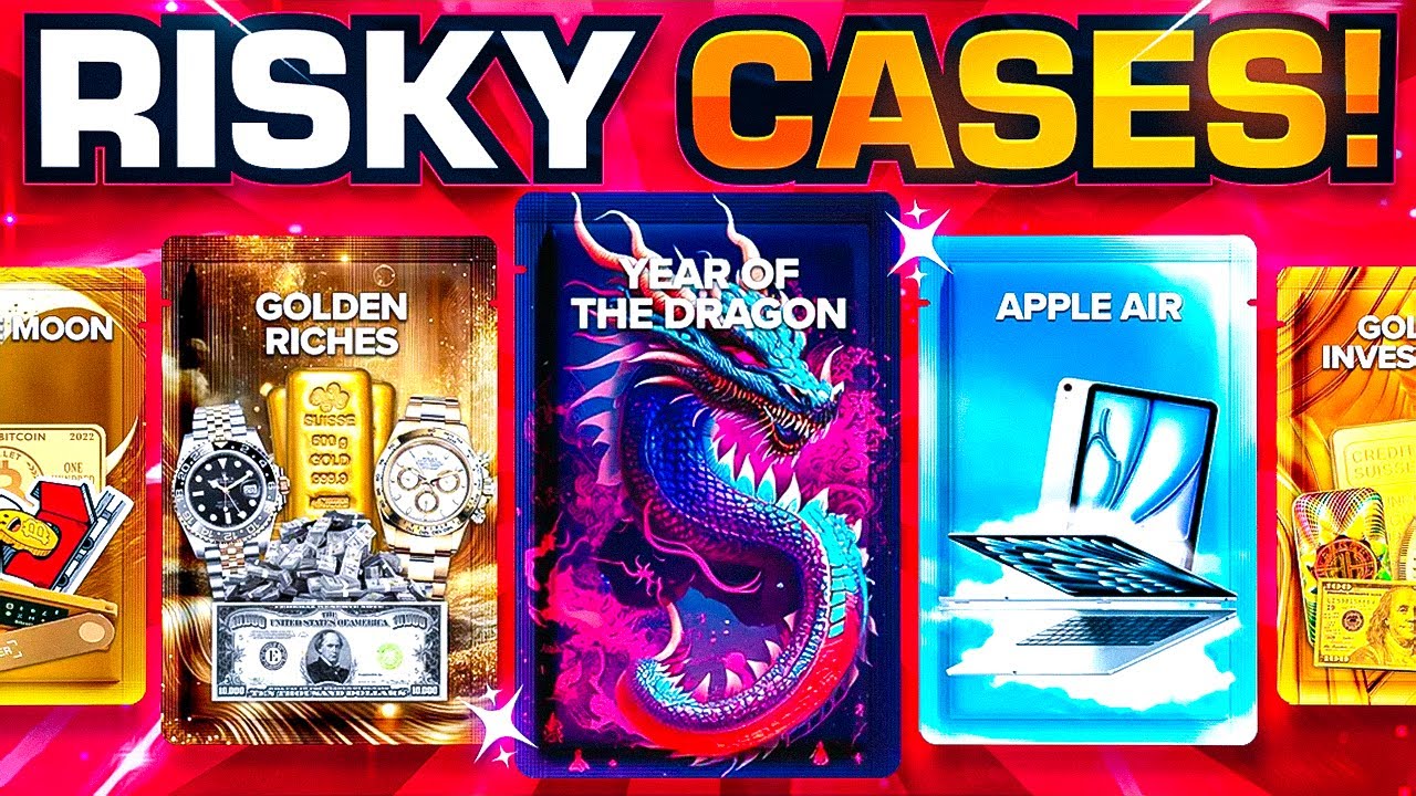 WE DID ALL RISKY CASES!? (Packdraw Highrolling) - YouTube