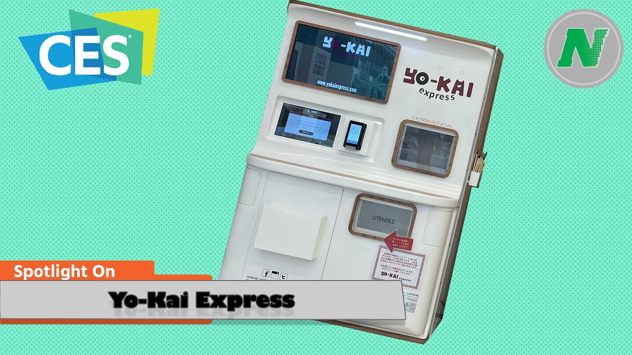 CES 2023 - Yo-Kai Express Brings Quality To Fast Vended Food! - YouTube