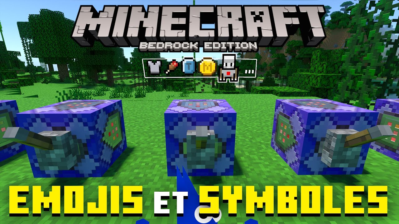 Vous êtes passé à coté des EMOJIS de Minecraft Bedrock ...