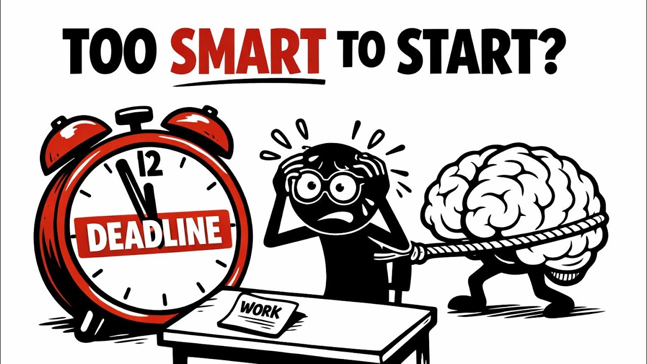 Too Smart to Start? The Psychology of Procrastination - YouTube