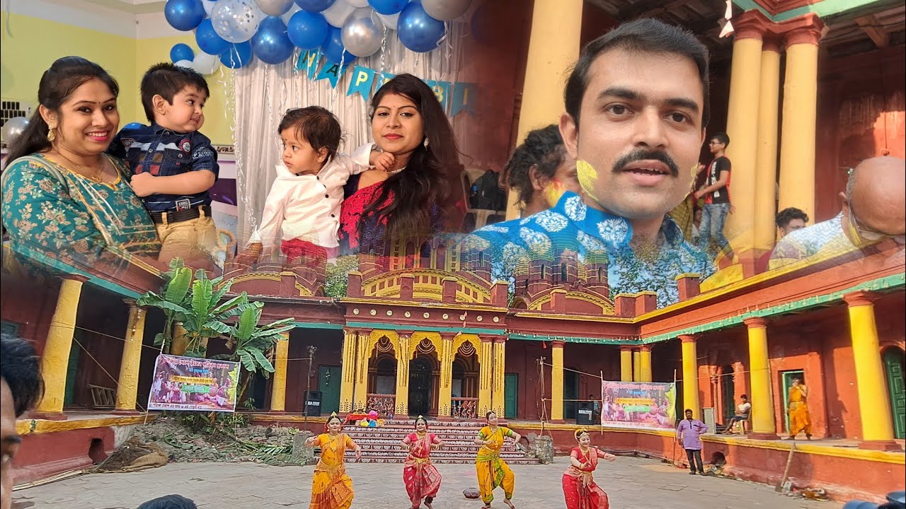 Dol Utsav 2024|evening e birthday party|aj double celebration # ...