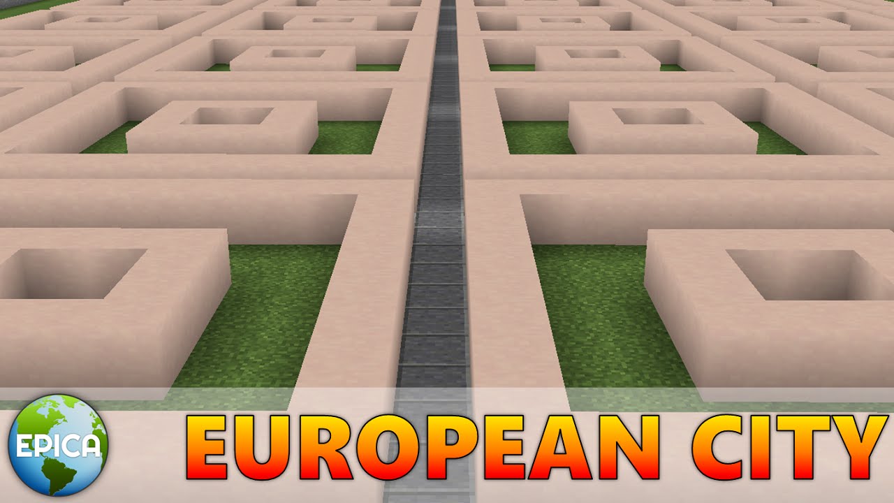 BUILDING A EUROPEAN CITY IN MINECRAFT! (Part 1) - YouTube