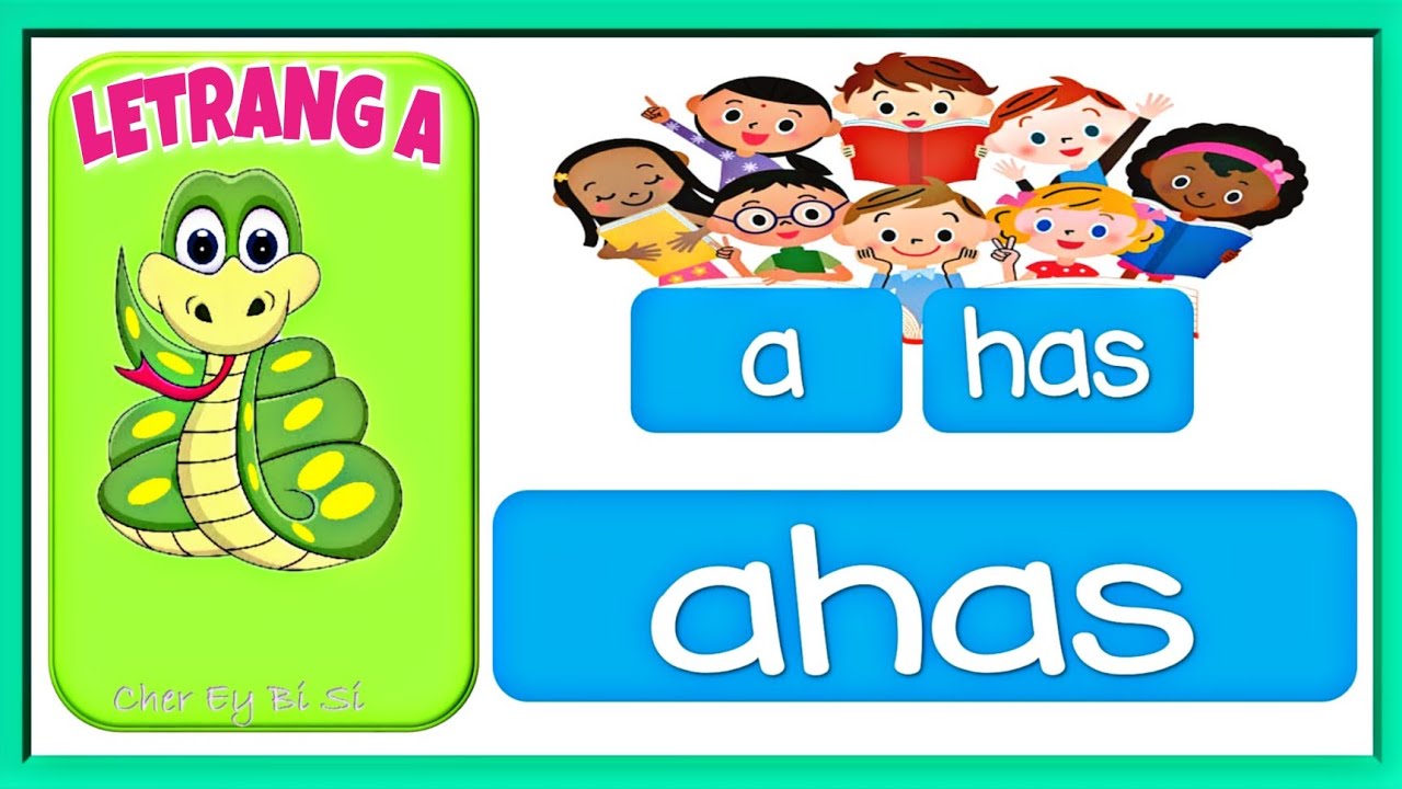 LETRANG A || Mga Salitang Nagsisimula sa Letrang A || Tunog ng ...