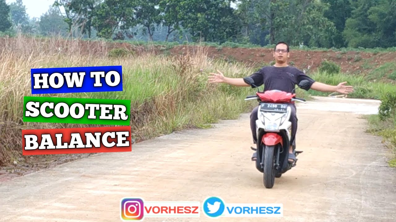 How to Balance on a Scooter - YouTube