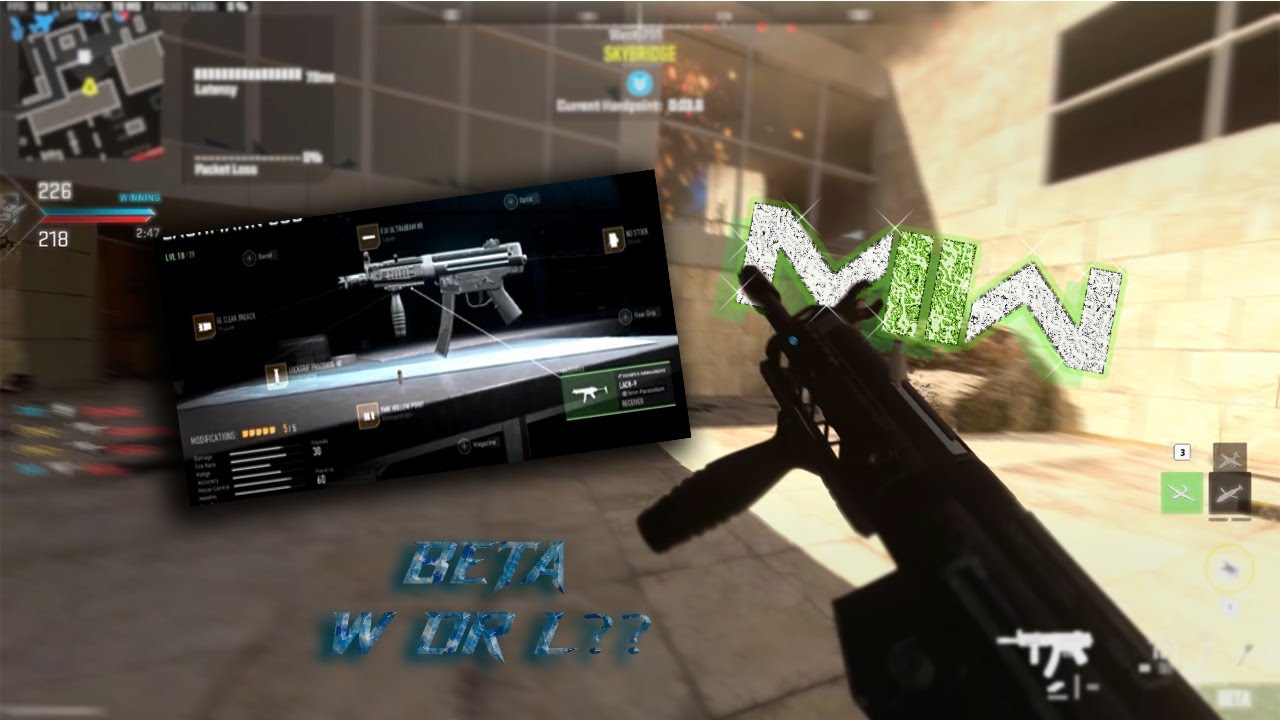 MW2 BETA 4K GAMEPLAY W OR L??? - YouTube