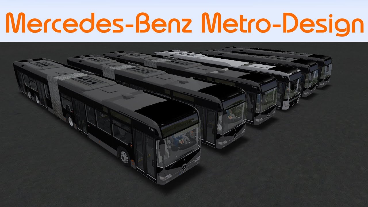 OMSI 2 Mercedes Capacity & Citaro Metro Design + DOWNLOAD! - YouTube