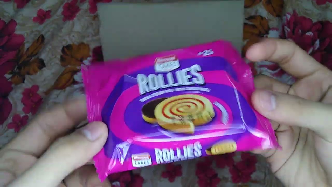 bisconni rollies, Swiss cream roll with choco base - YouTube