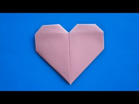 оригами сердце, как сделать оригами сердце из бумаги // origami heart