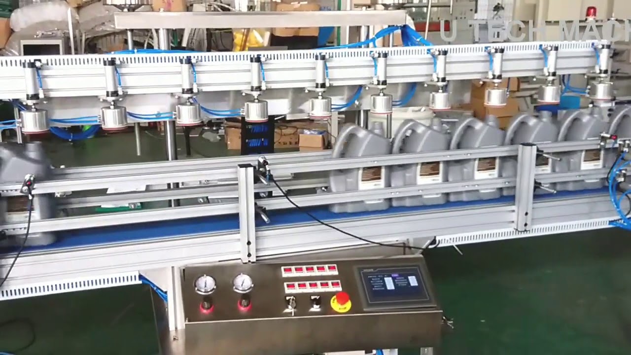 Bottle leak testing machine - YouTube
