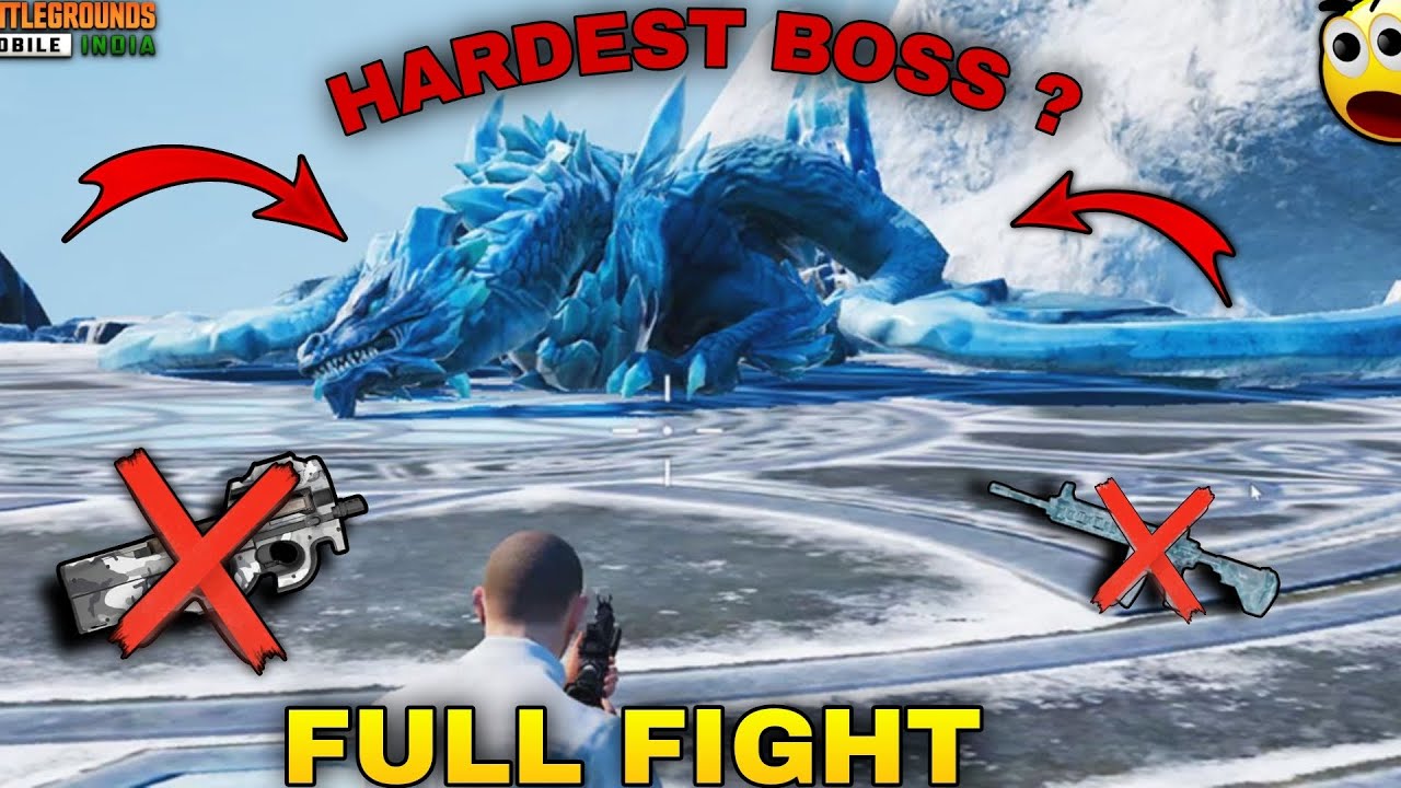 😱 HOW TO DEFEAT ICE DRAGON BOSS IN BGMI 3.5 UPDATE - FULL GAMEPLAY ...