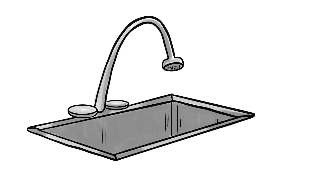 How to Draw SINK | Simple Drawing - YouTube