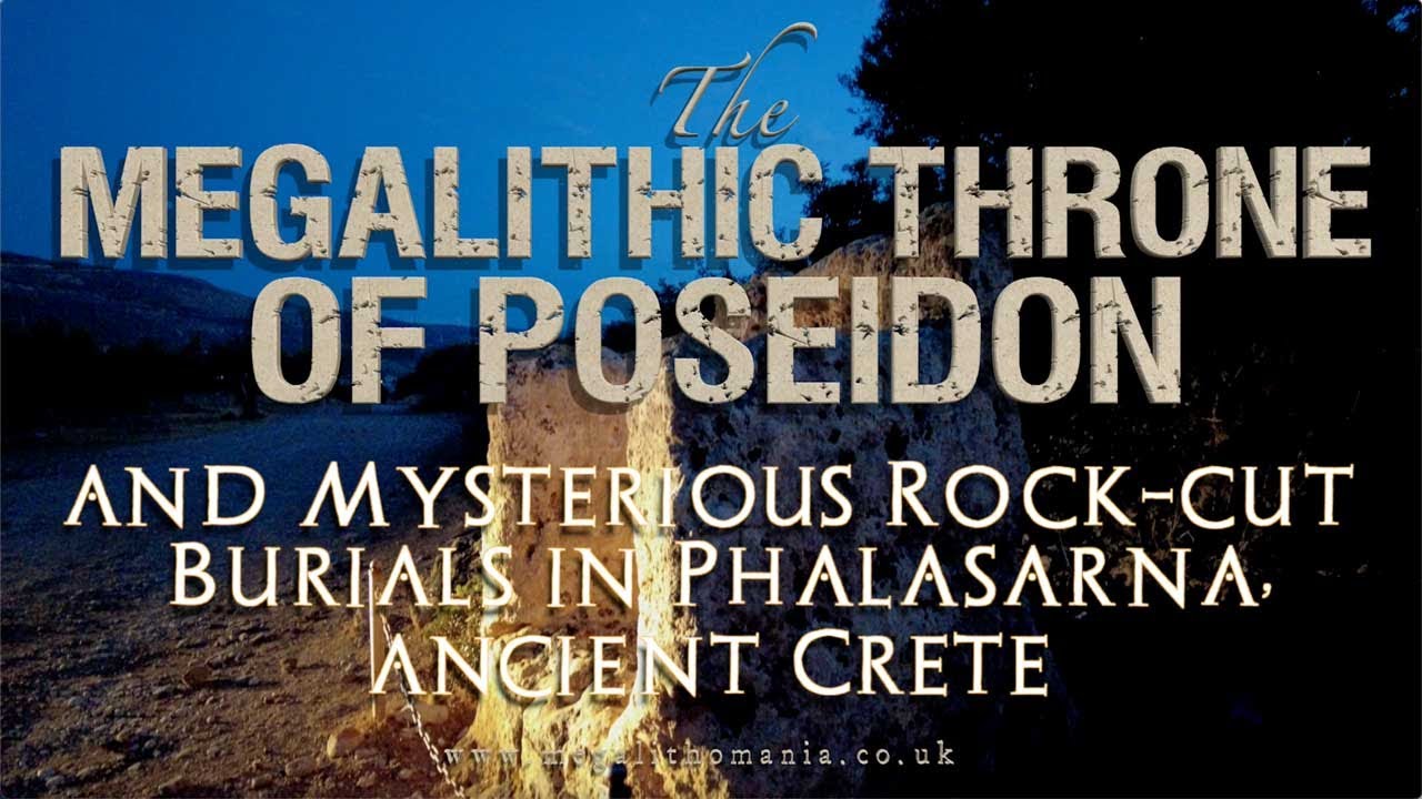 The Megalithic Throne of Poseidon & Rock-Cut Burials in Phalasarna ...
