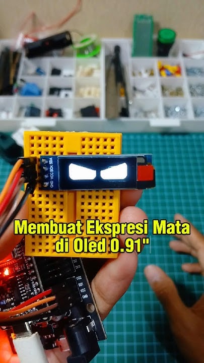 Membuat Animasi Mata dengan ESP32 dan OLED 0.91" #fyp #diy #arduino #esp32 #strobo #eyes # ...