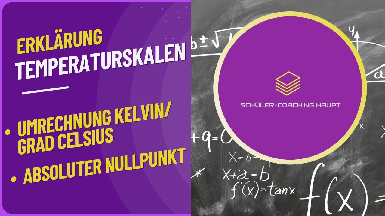 Einfach UMRECHNEN - Grad Celsius | Kelvin | Absoluter Nullpunkt ...