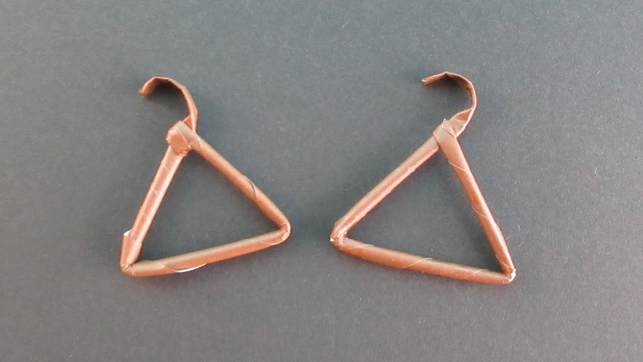 【折り紙】ハンガー【origami】Hanger - YouTube