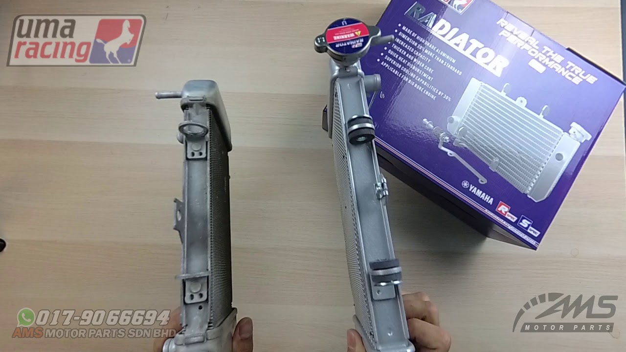 REVIEW RADIATOR UMA RACING - YouTube