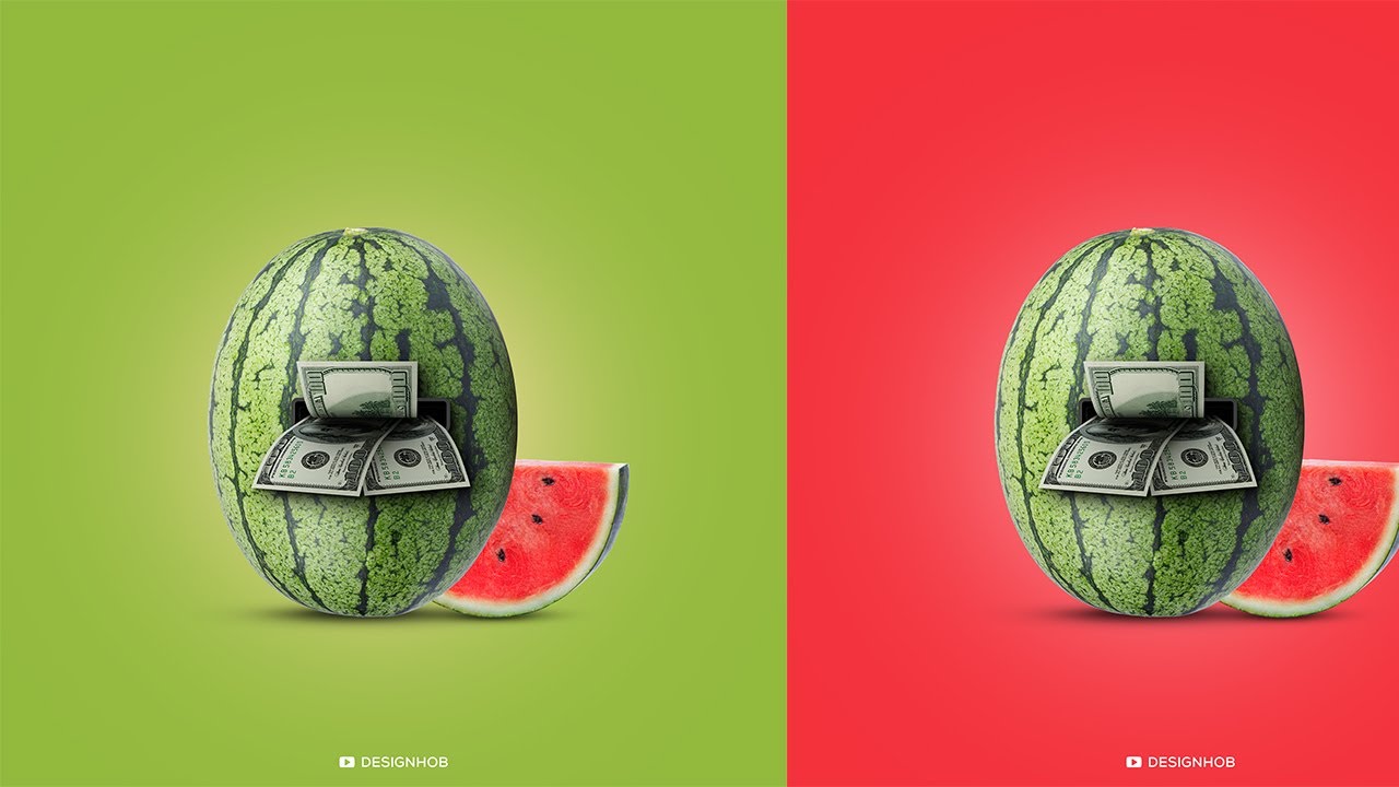 Creative ads design in photoshop - Designhob - YouTube