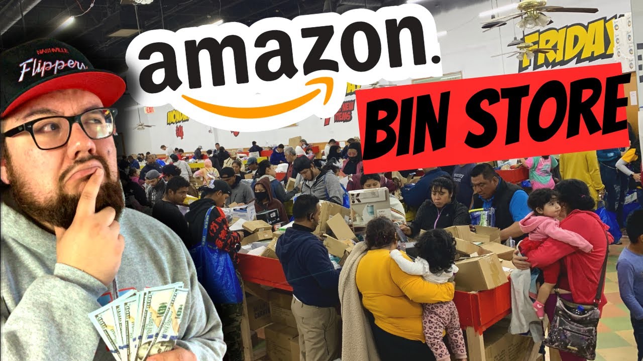Amazon bins -GOPRO Footage at the AMAZON LIQUIDATION BINS -Raw clips ...