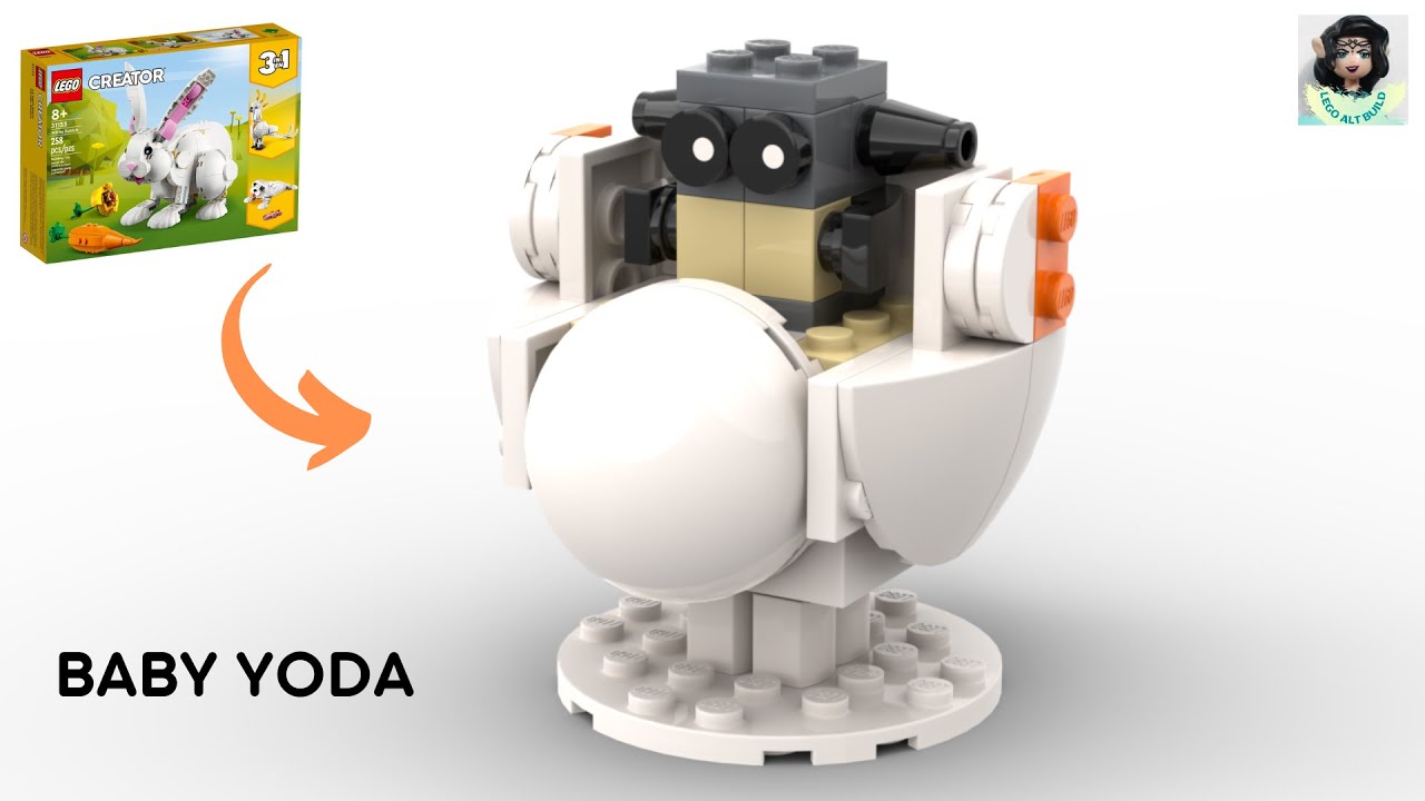 THE CHILD BABY YODA Lego creator 31133 ideas How to alternate build ...