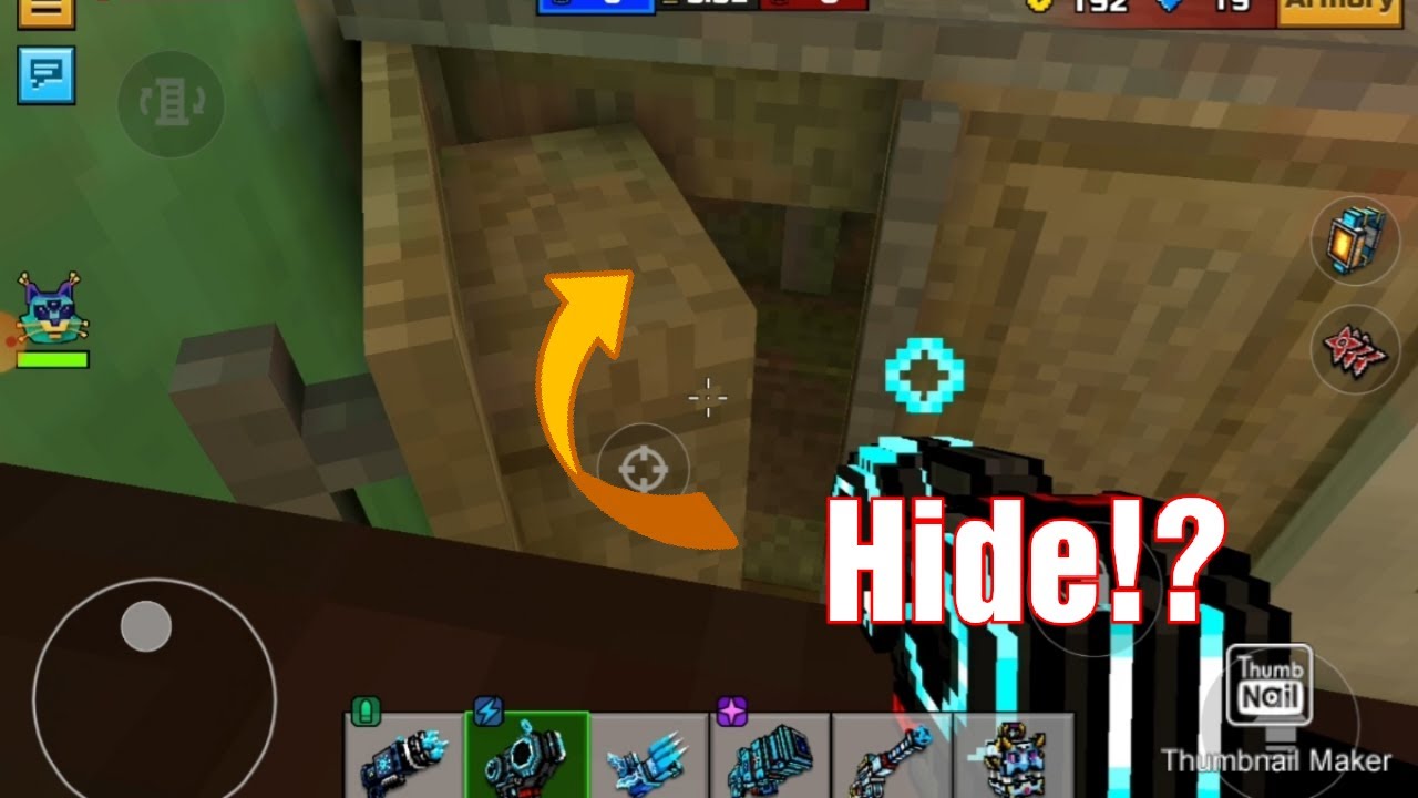 Ants life secret hiding place | Pixel gun 3d - YouTube