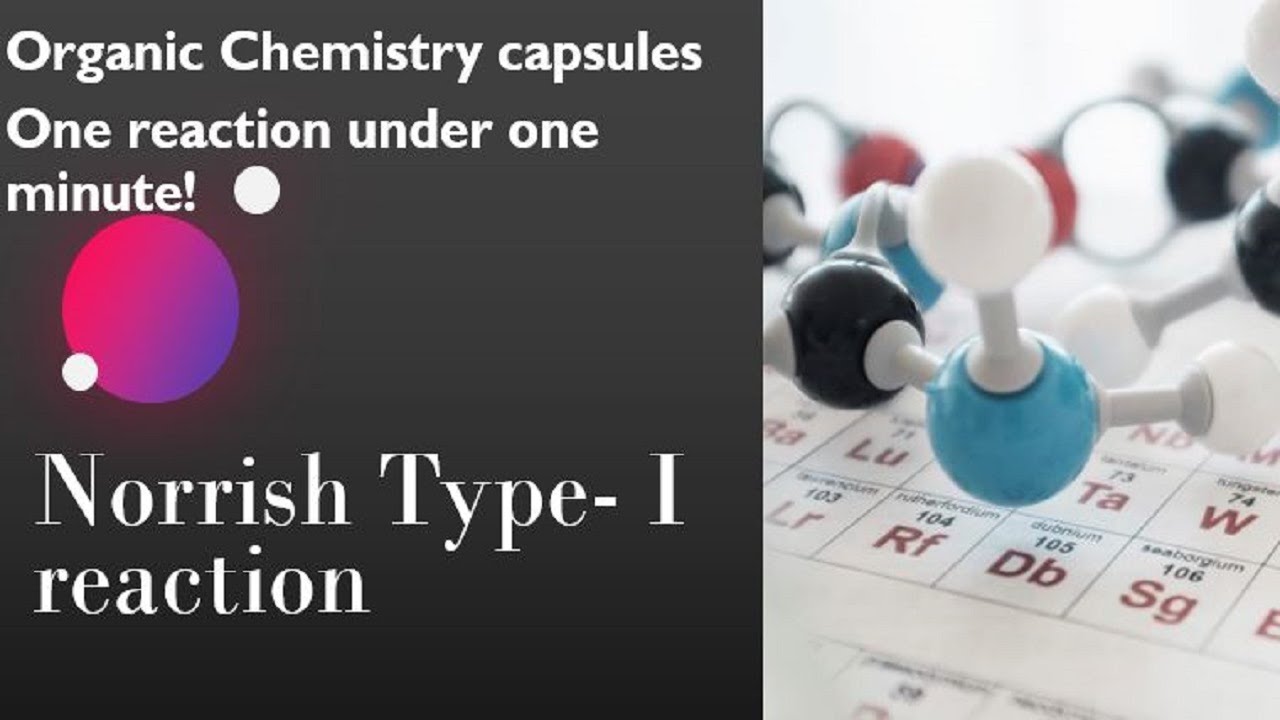 Norrish Type-I reaction-- Organic chemistry capsule (shorts-1)- One ...