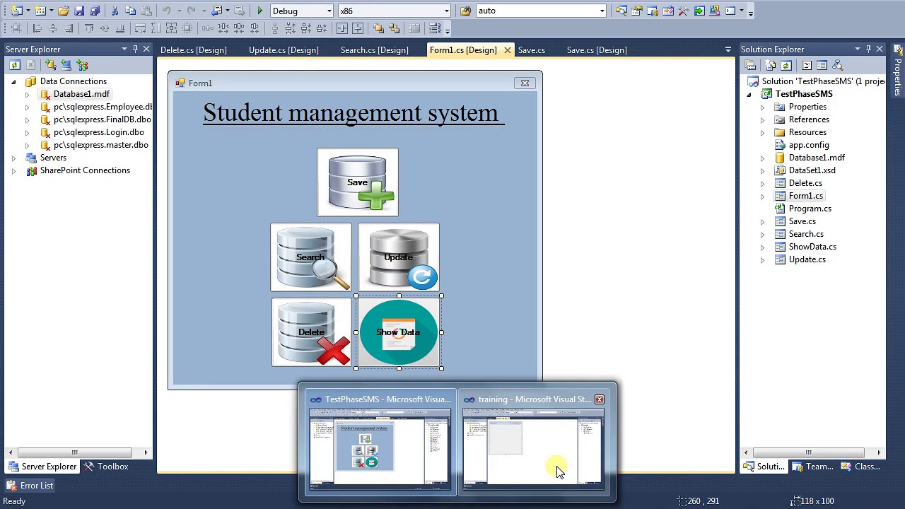 Student Management System Part I - YouTube