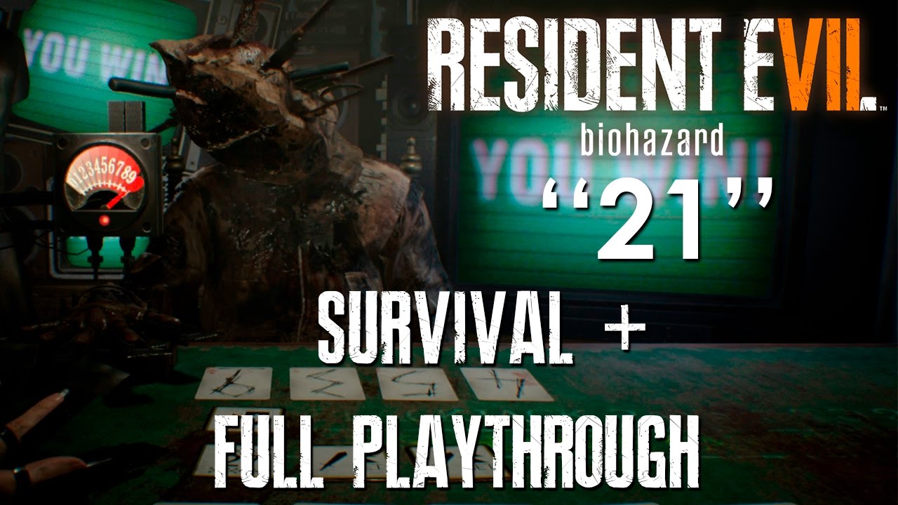 RESIDENT EVIL 7 - 21 Survival+ Full Playthrough (Banned Footage Vol.2 ...