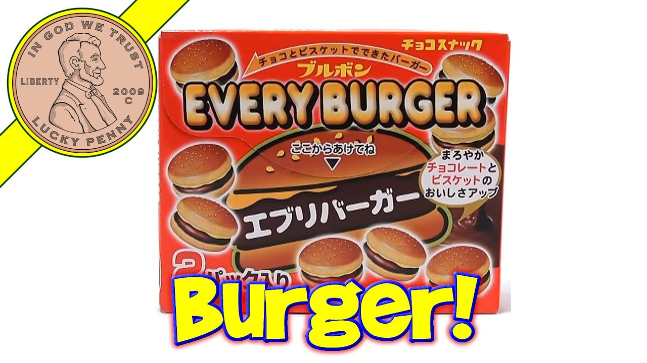 Every Burger Mini Hamburgers, Wheat & Chocolate Crackers - Japanese ...