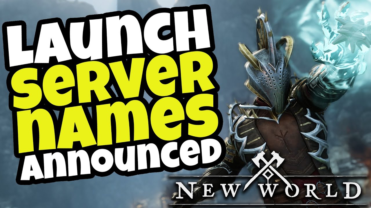 SERVERS ANNOUNCED! What Server Will You Play On?: NEW WORLD MMORPG ...