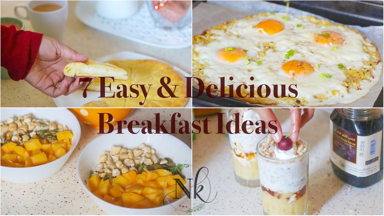 WHAT I ATE FOR BREAKFAST IN A WEEK | 7 Breakfast Recipes for the entire ...