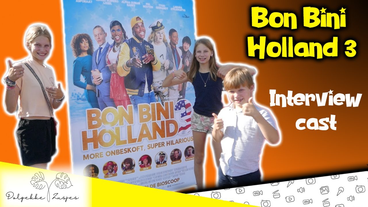 Film Bon Bini 3 Holland: interview cast Kinepolis - YouTube