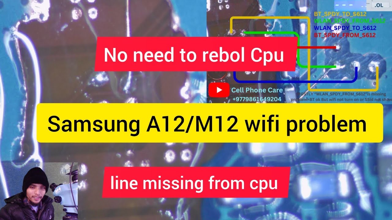 Samsung A12 wifi problem !! Samsung M12 wifi problem A127/M127 no need ...
