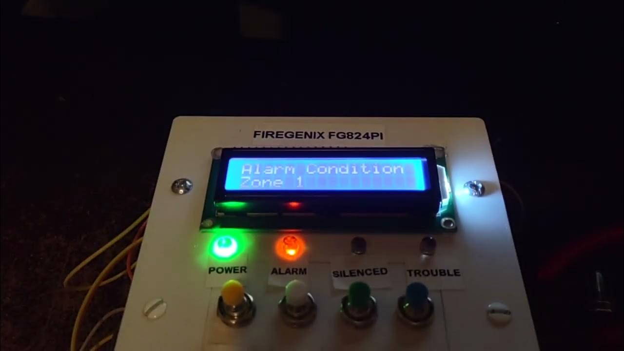 (YouTube First!) Preview of my Raspberry Pi Fire Alarm Control Panel ...