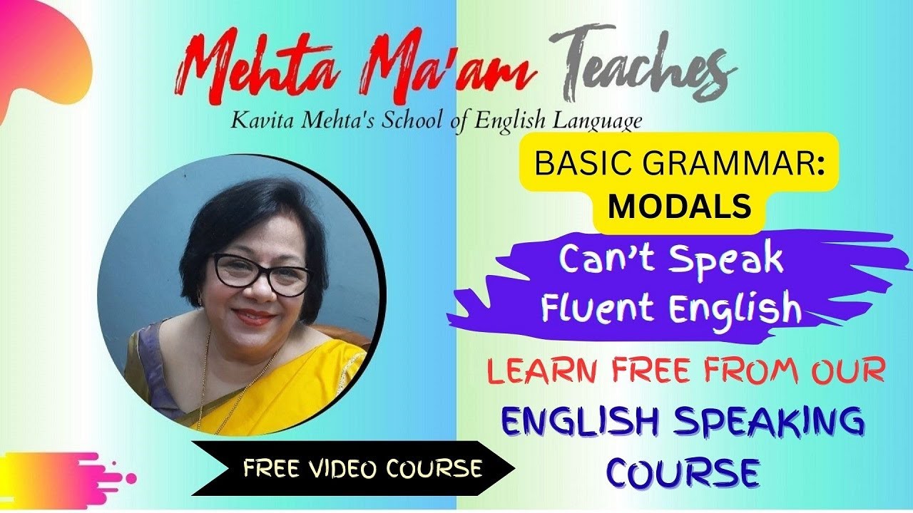 MODALS | English Speaking Course | Basic grammar elements of the ...